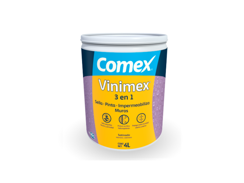 Pintura Vinimex 3 en 1 Guadalajara : PINTURA COMEX | Construex